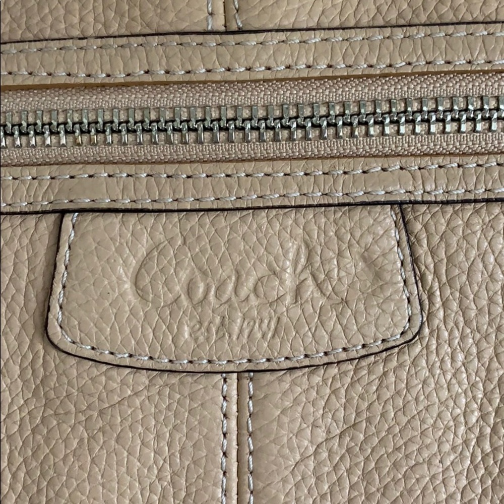 Coach Cream Colored Crossbody Bag - Gem